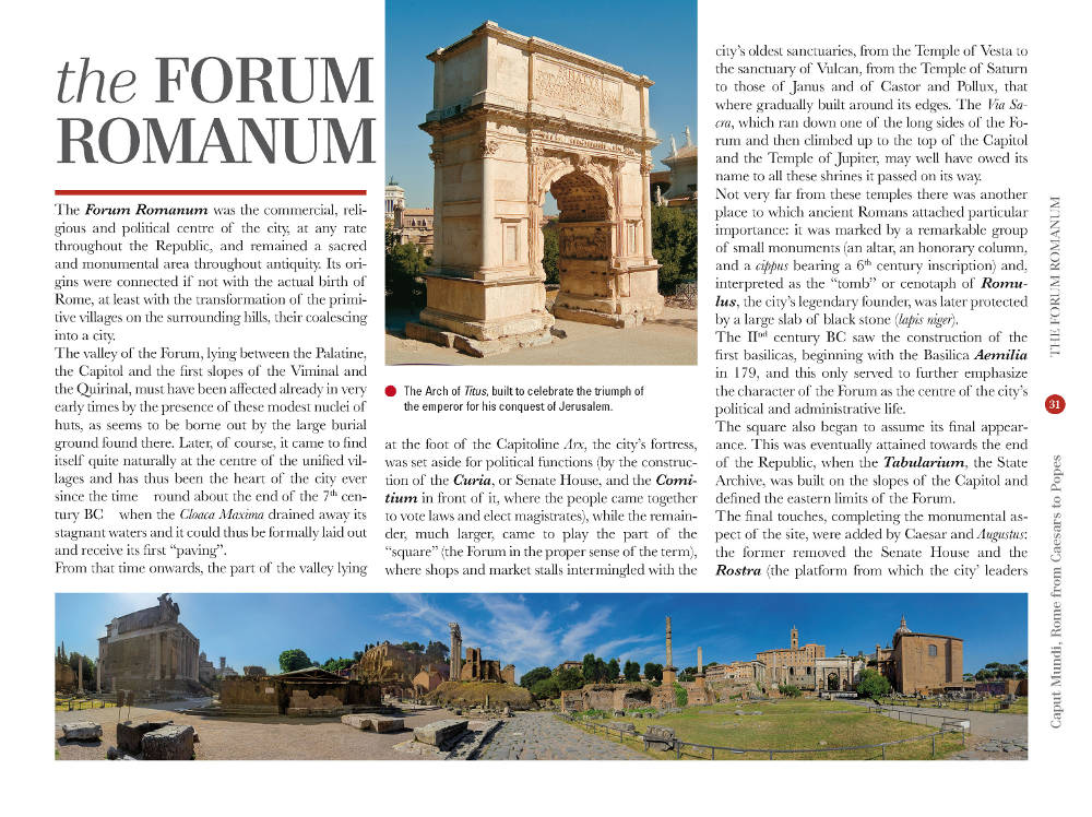 Rome Caput Mundi - Guide of Ancient Rome's monuments - Vision