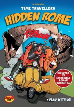 Time travellers. Hidden Rome Comic Strip - Vision - Past & Present