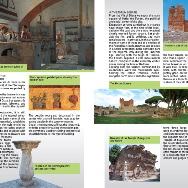 Ancient Ostia Guide Book with History & Reconstructions - Vision