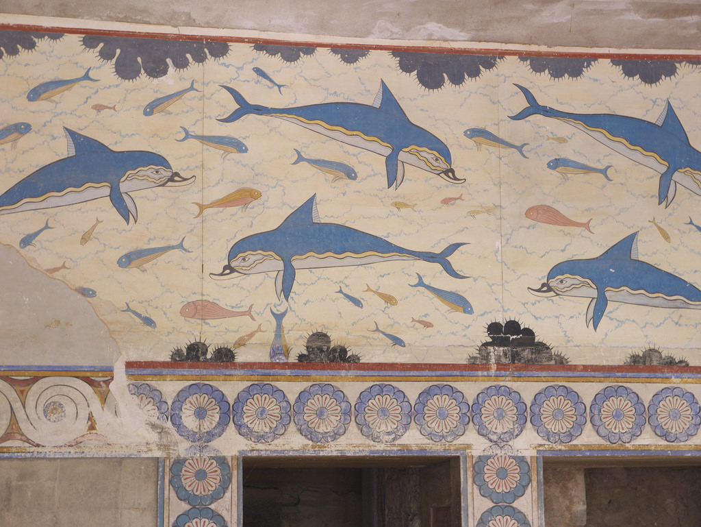 Queen's Megaron, Palace of Knossos, Crete, Ancient Greece