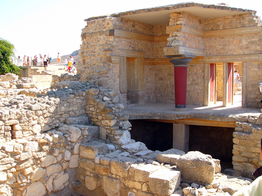 The South Propylaeum, Palace of Knossos, Crete, Ancient Greece